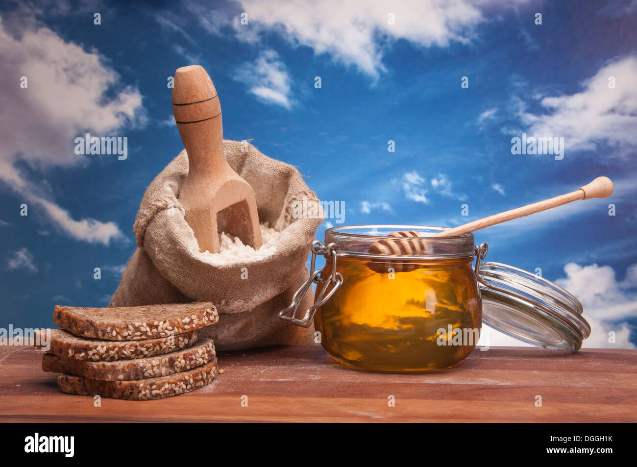 Traditional country food Stock Photo - Alamy