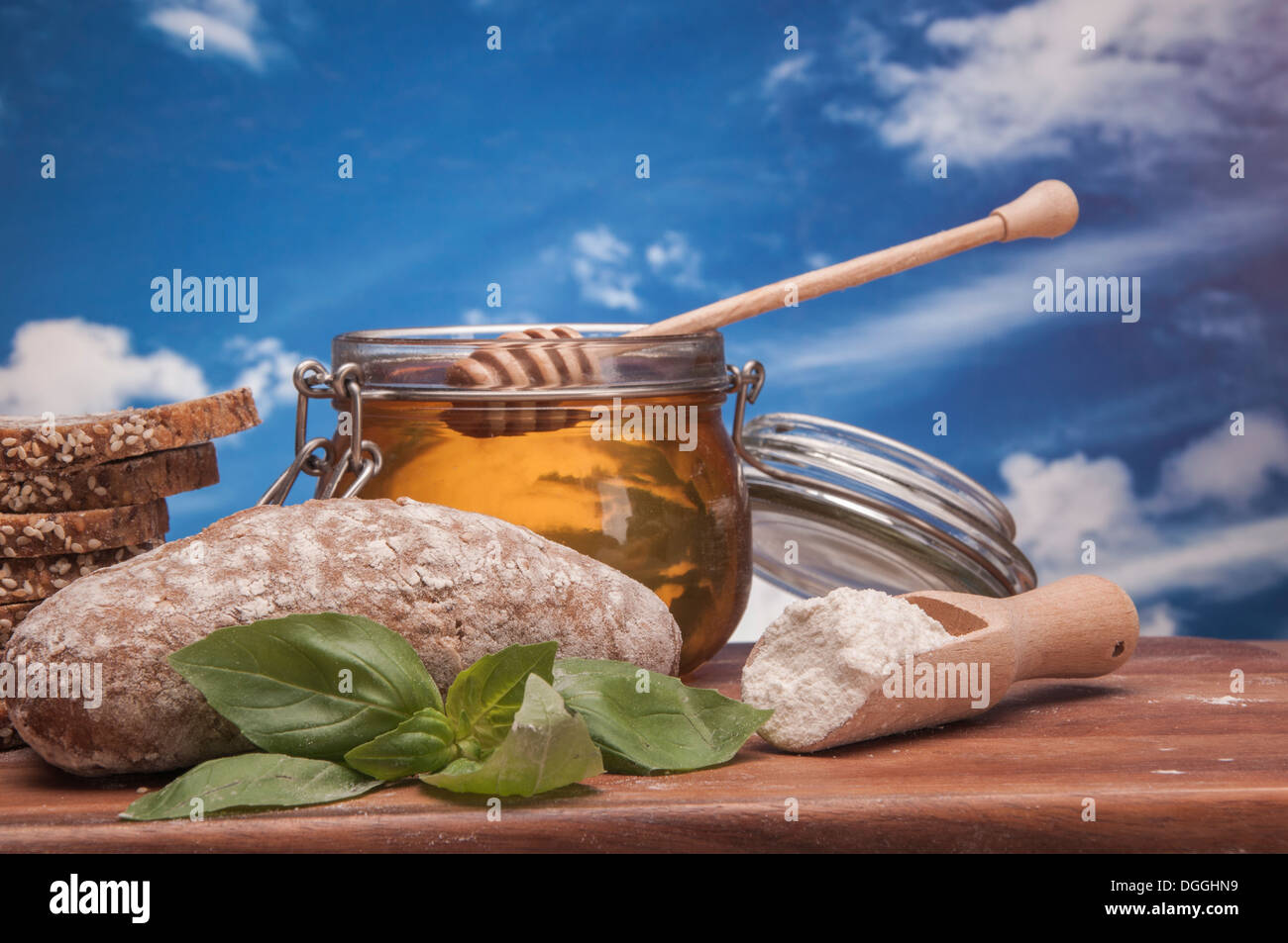 Traditional country food Stock Photo - Alamy