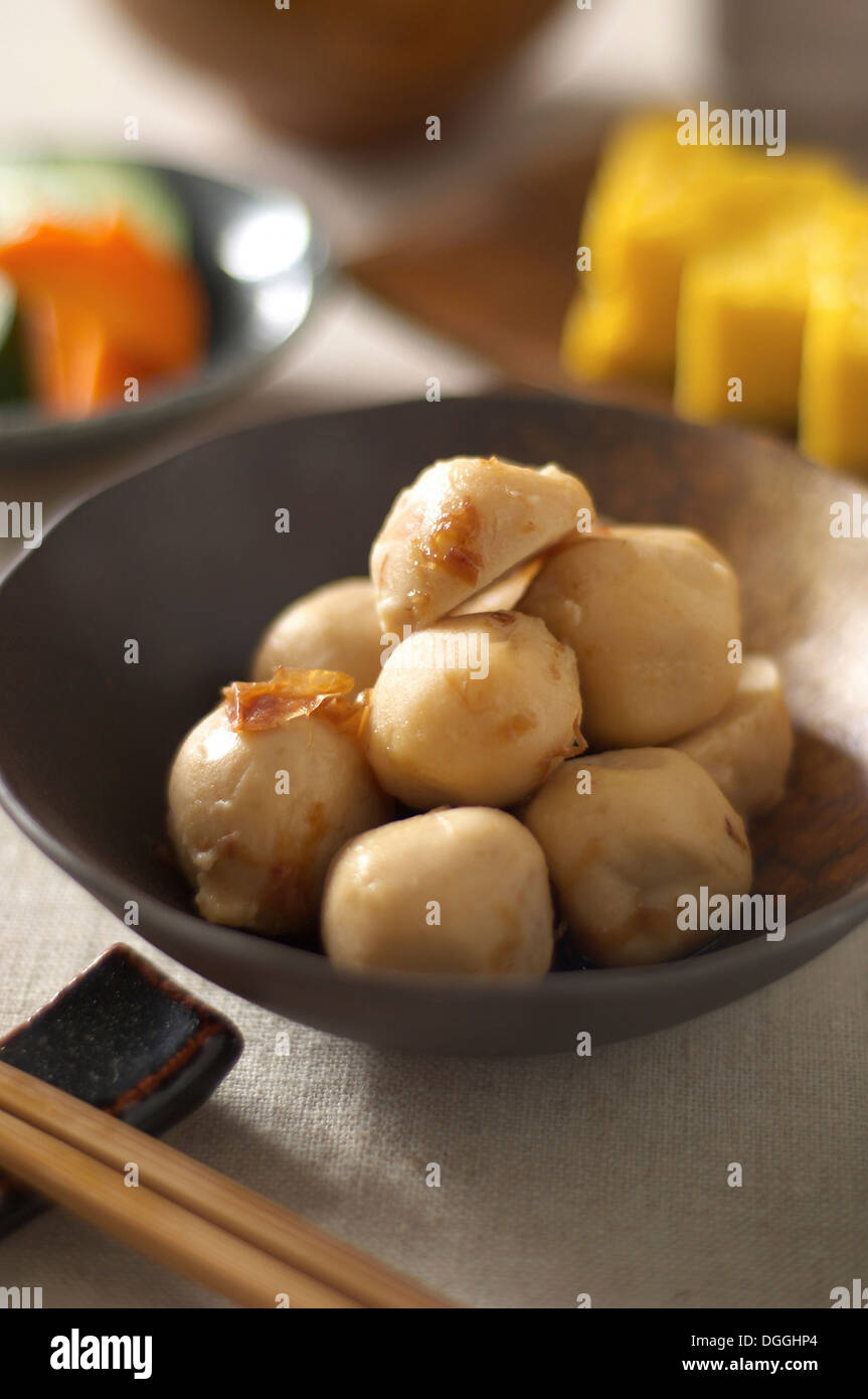 Still life of japanese dumplings Stock Photo - Alamy