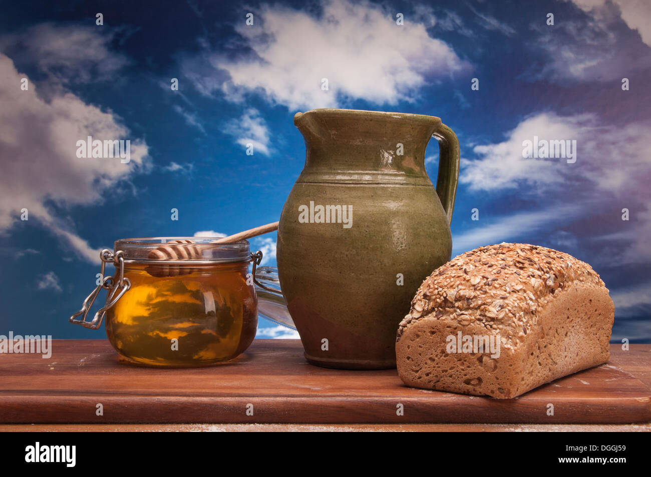 Traditional country food Stock Photo - Alamy