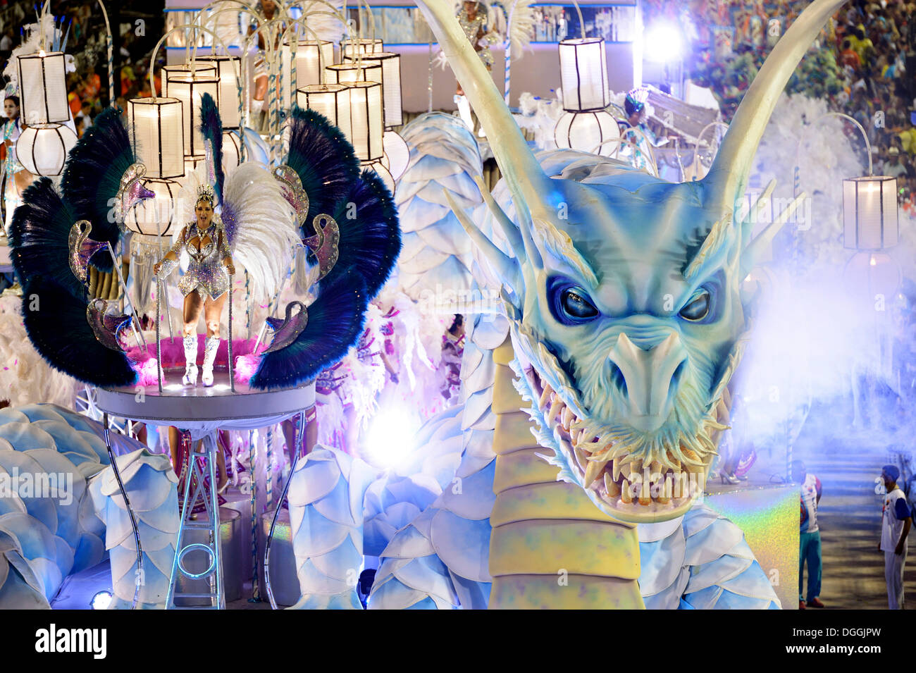 Brazilian Carnival Floats Dragon