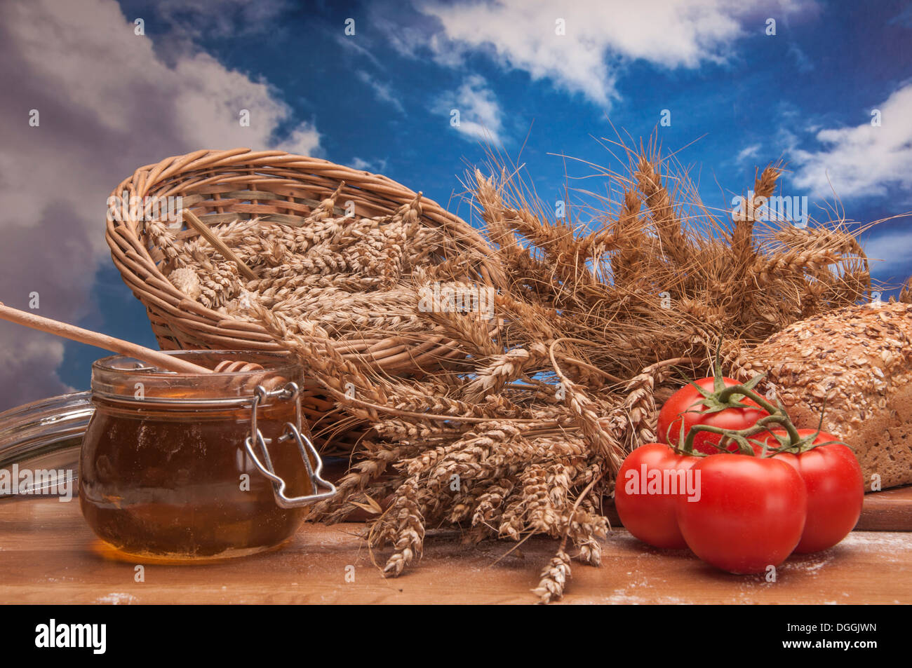Traditional country food Stock Photo - Alamy