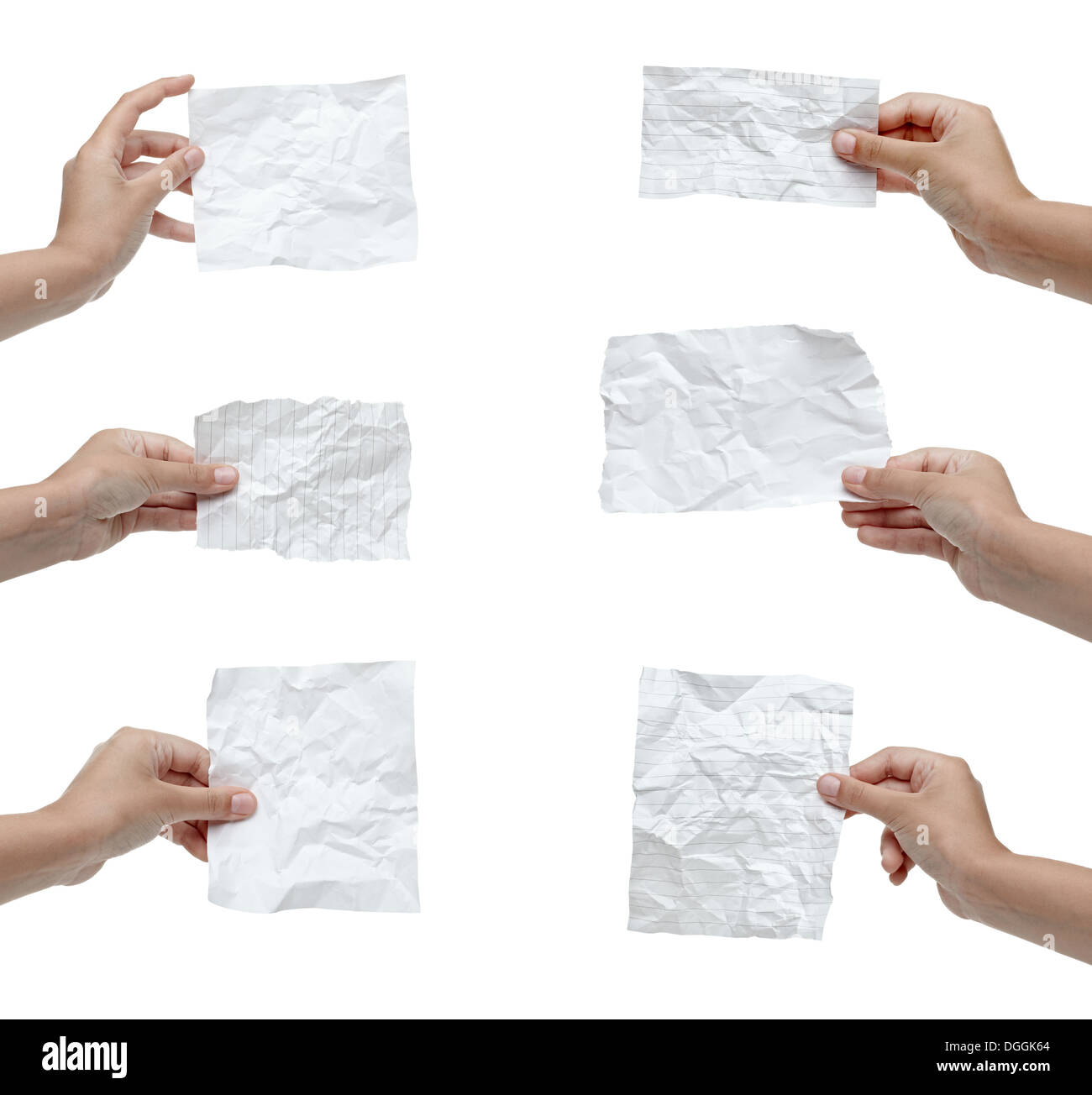 hand holding a note Stock Photo - Alamy