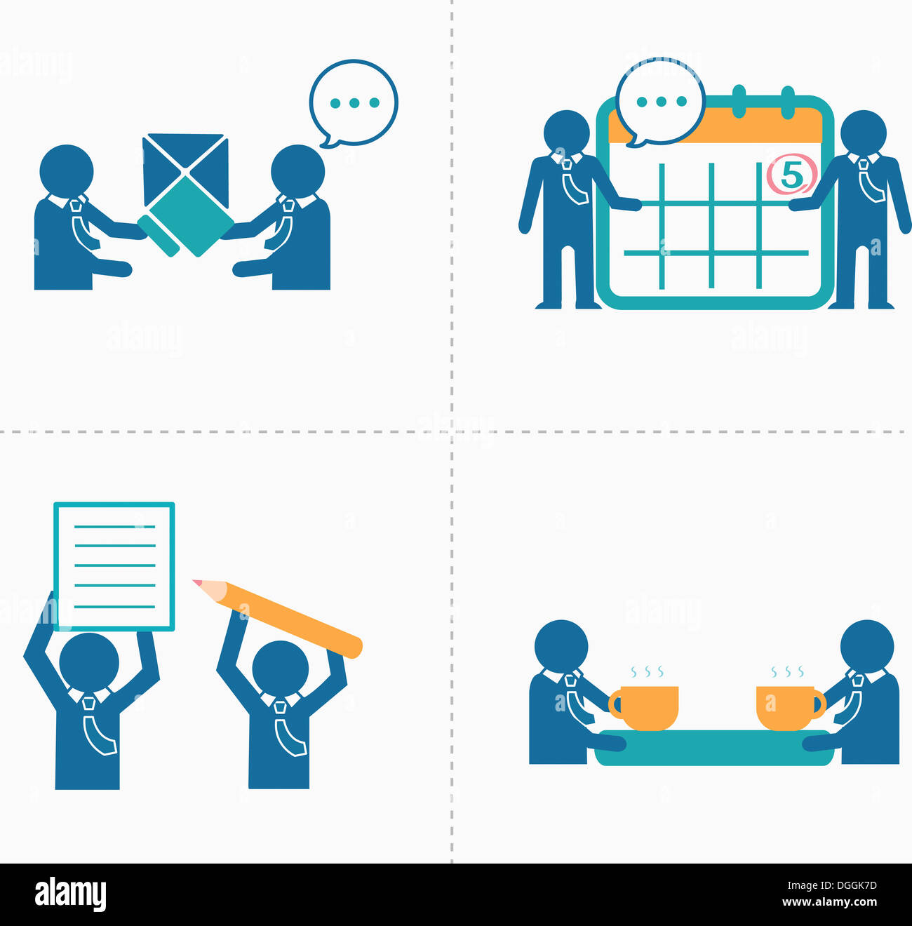 a set of images related to communication Stock Photo - Alamy