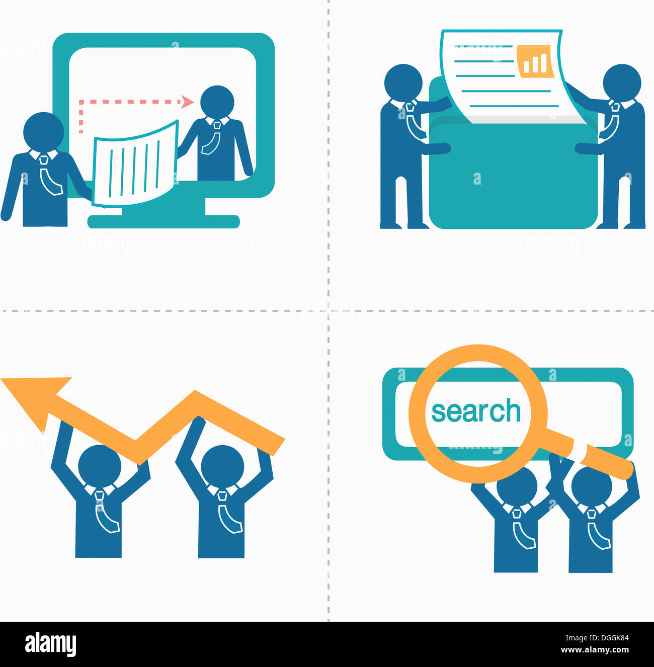 Human likeness and communication Cut Out Stock Images & Pictures - Alamy