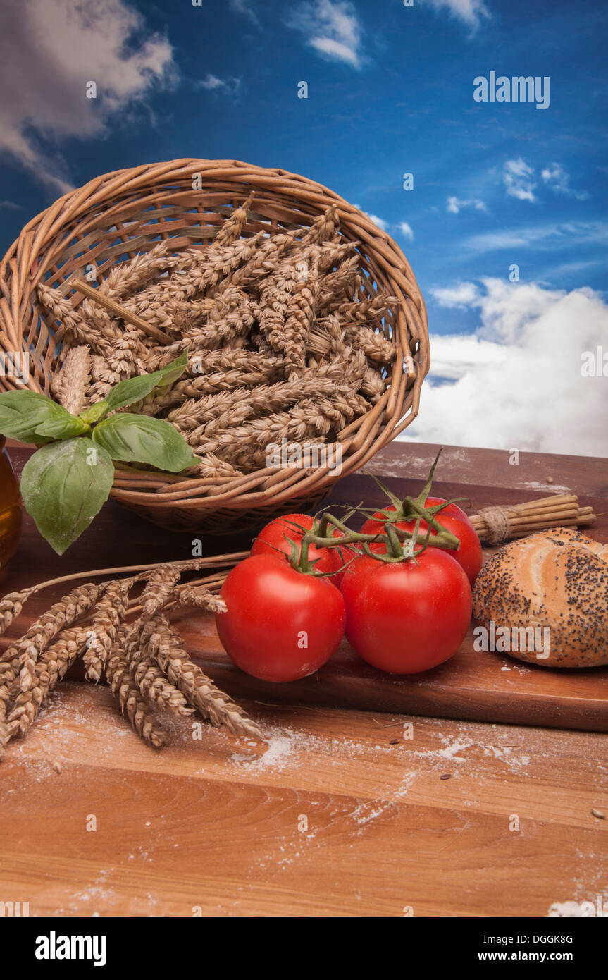 Traditional country food Stock Photo - Alamy