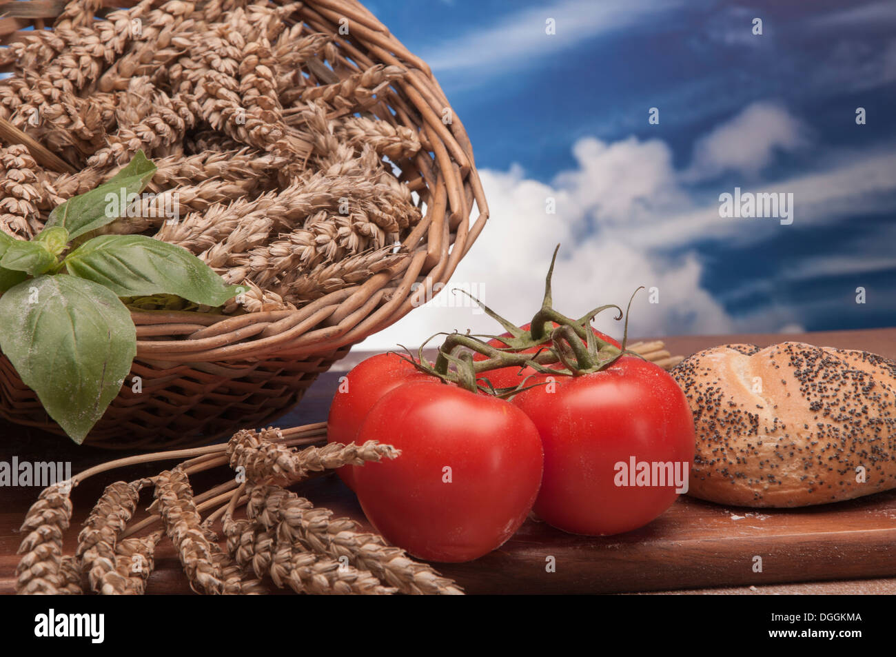 Traditional country food Stock Photo - Alamy