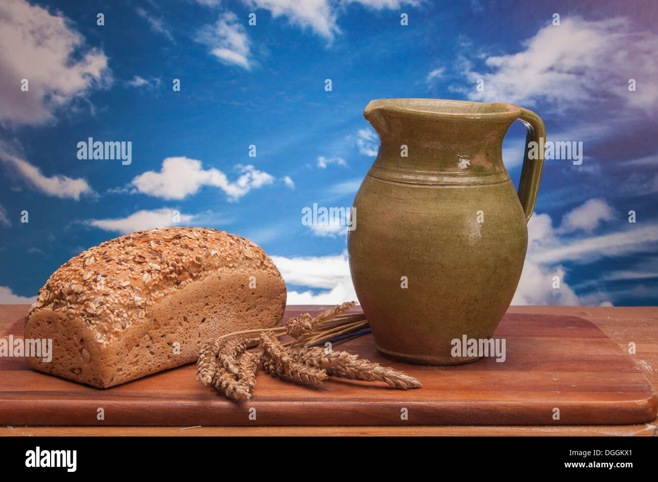 Traditional country food Stock Photo - Alamy
