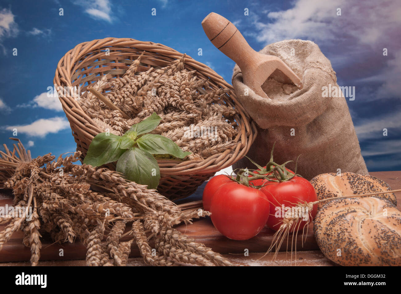 Traditional country food Stock Photo - Alamy