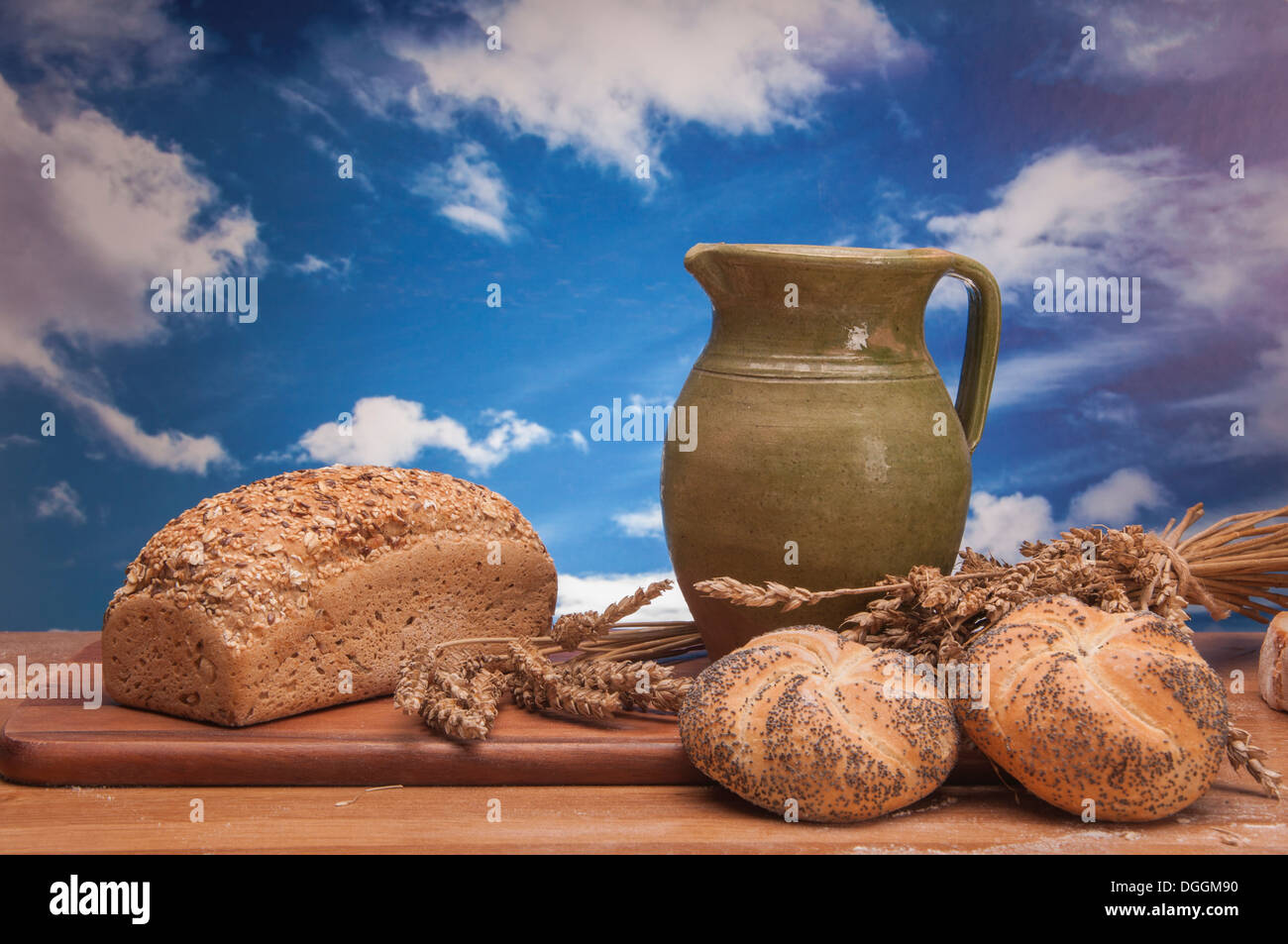 Traditional country food Stock Photo - Alamy