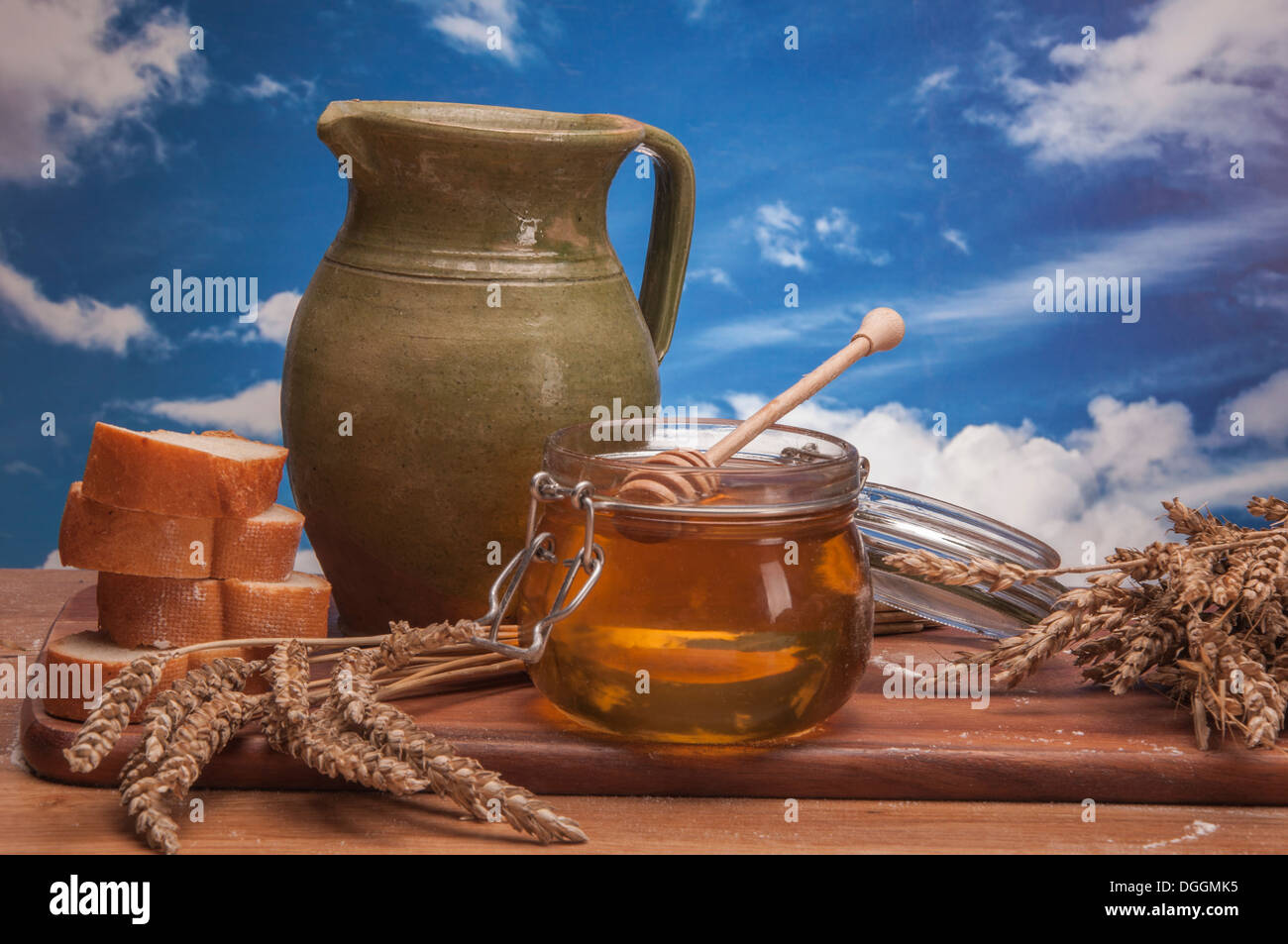 Traditional country food Stock Photo - Alamy