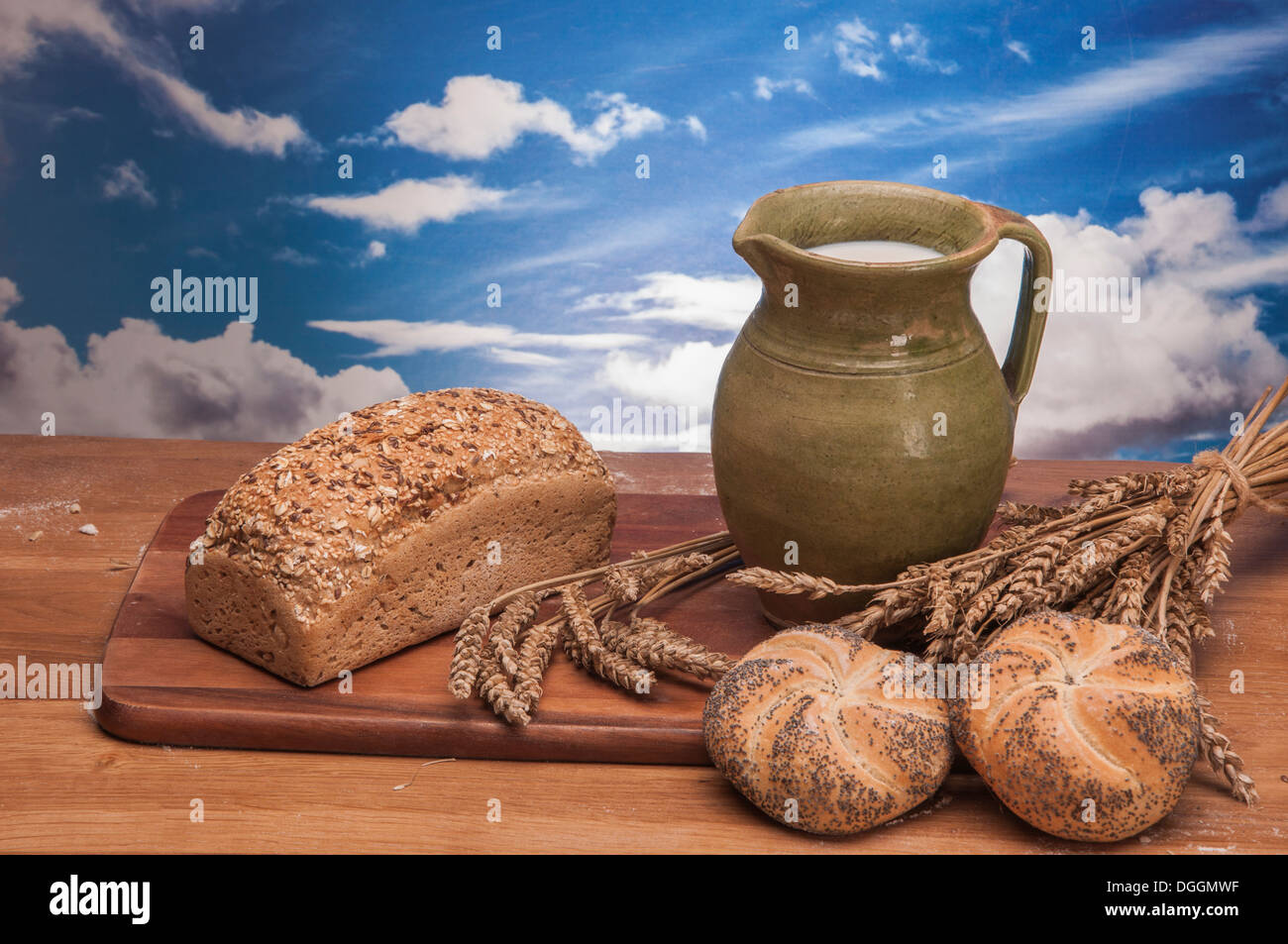 Traditional country food Stock Photo - Alamy
