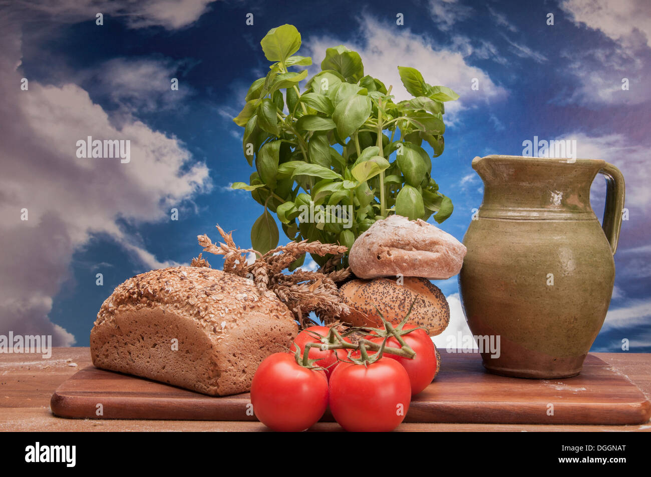 Traditional country food Stock Photo - Alamy