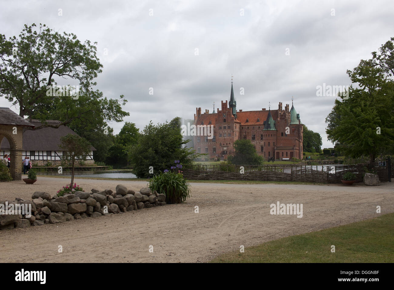 Egeskov castle - Denmark Stock Photo - Alamy