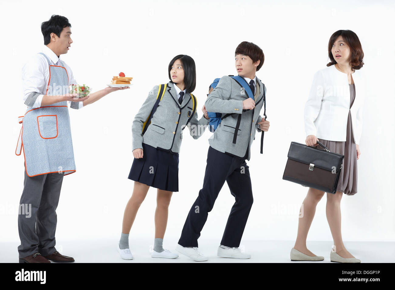 Group work school uniform hi-res stock photography and images - Alamy