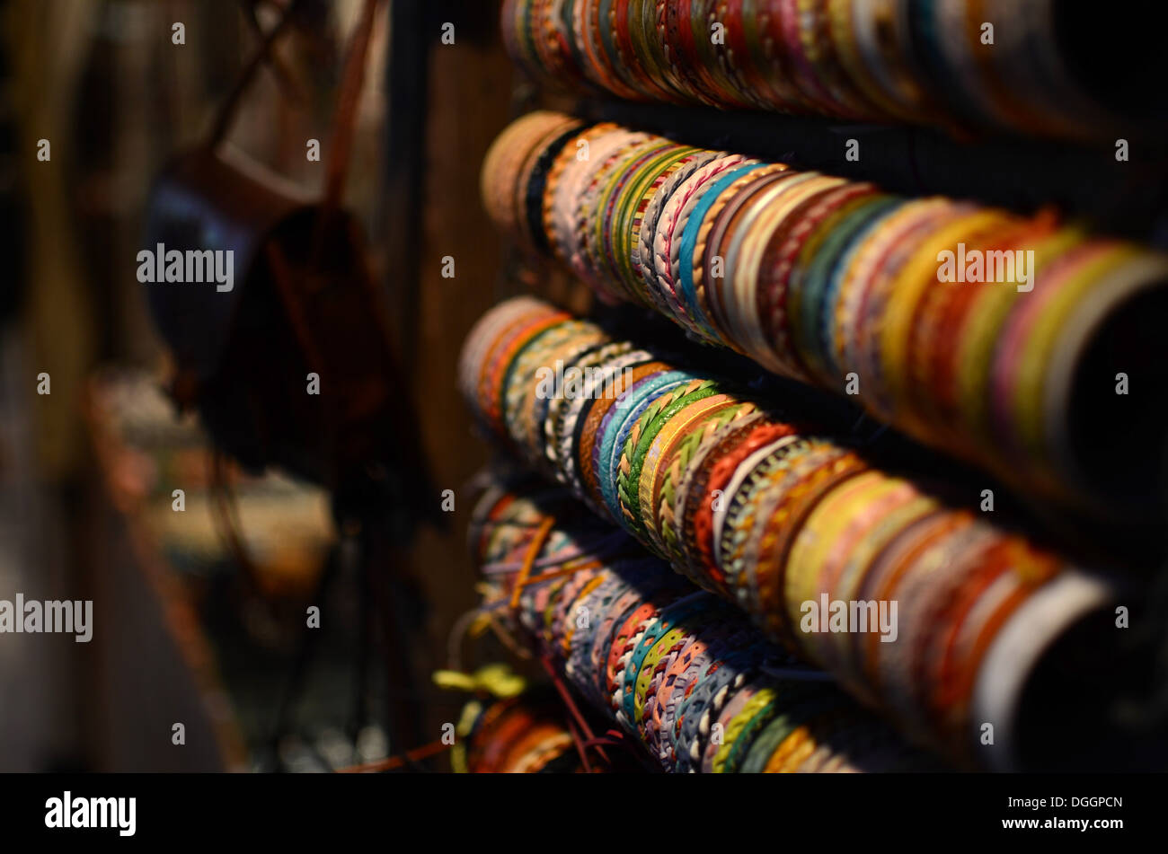 Hippy Market at night, Conil de la Frontera Stock Photo - Alamy