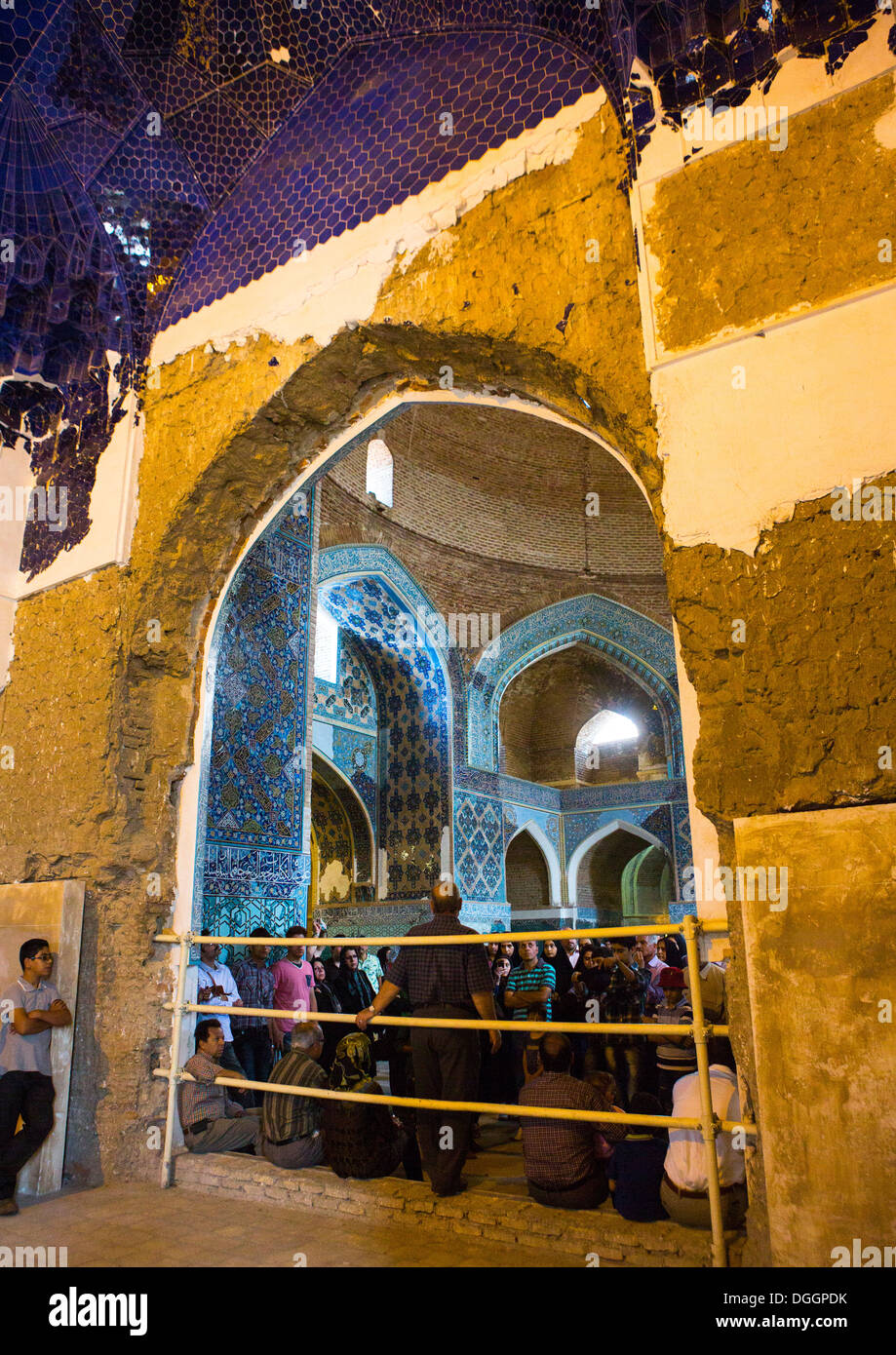 The Blue Mosque, Tabriz, Iran Stock Photo - Alamy