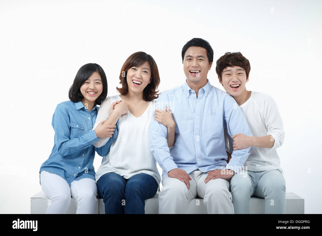 Family resting together in hi-res stock photography and images - Alamy