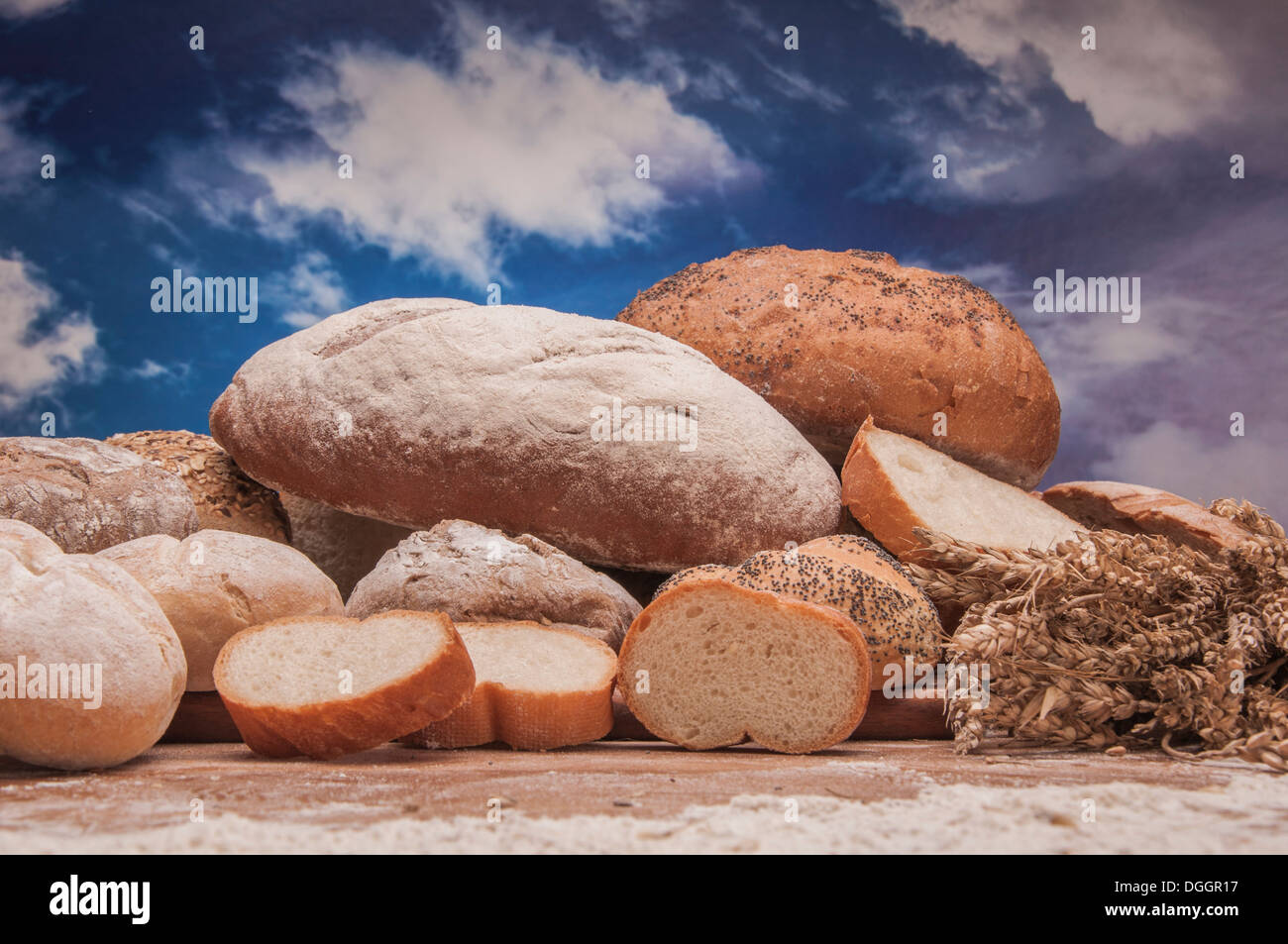 Traditional country food Stock Photo - Alamy