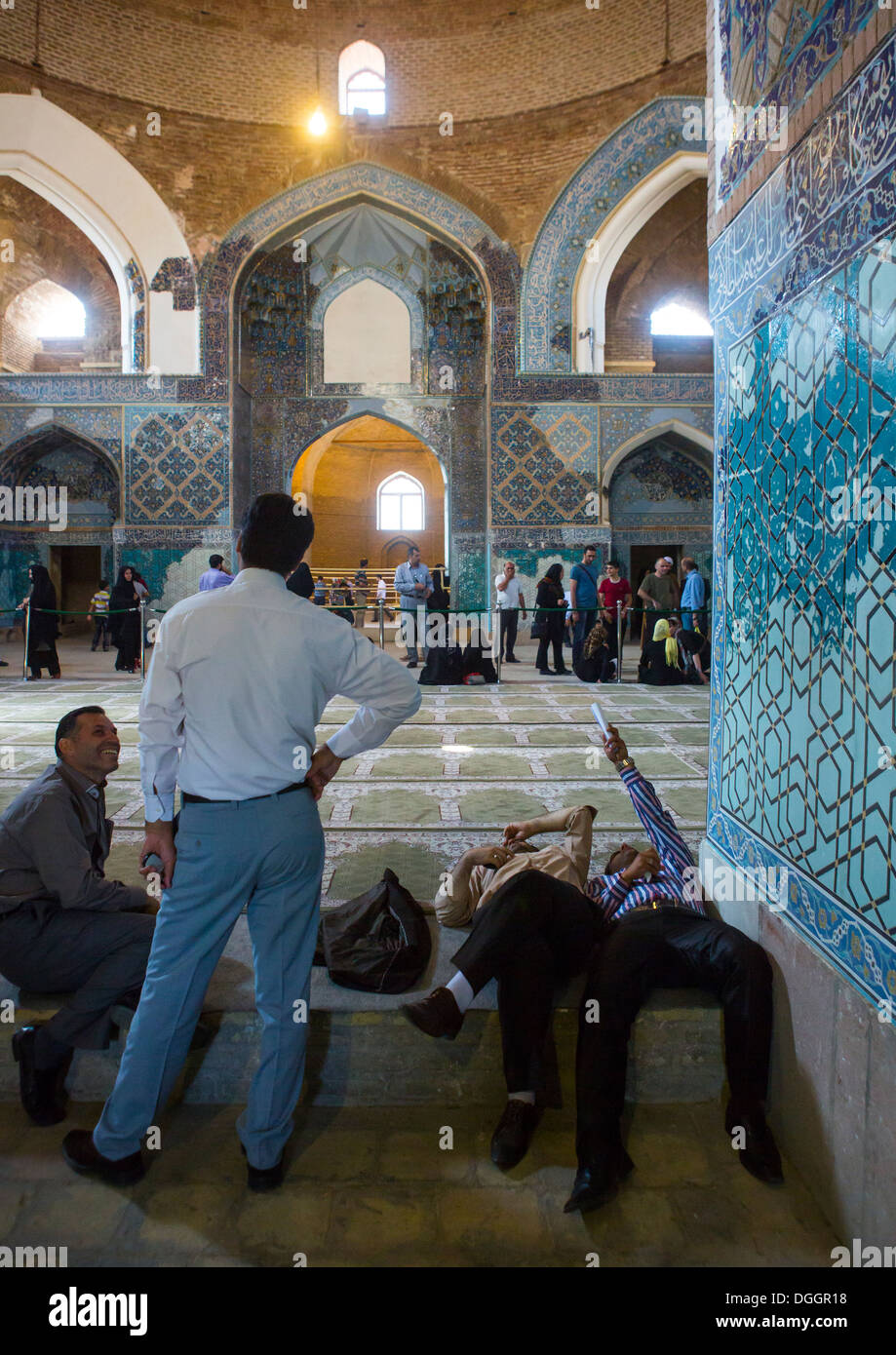 The Blue Mosque, Tabriz, Iran Stock Photo - Alamy