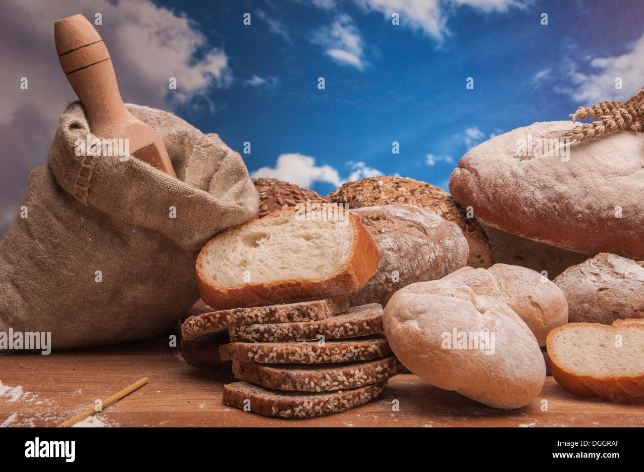 Traditional country food Stock Photo - Alamy