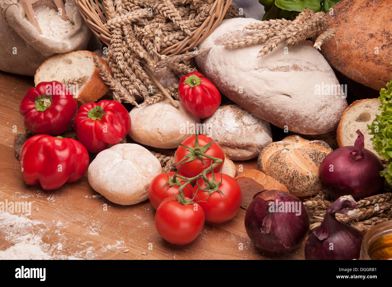 Traditional country food Stock Photo - Alamy