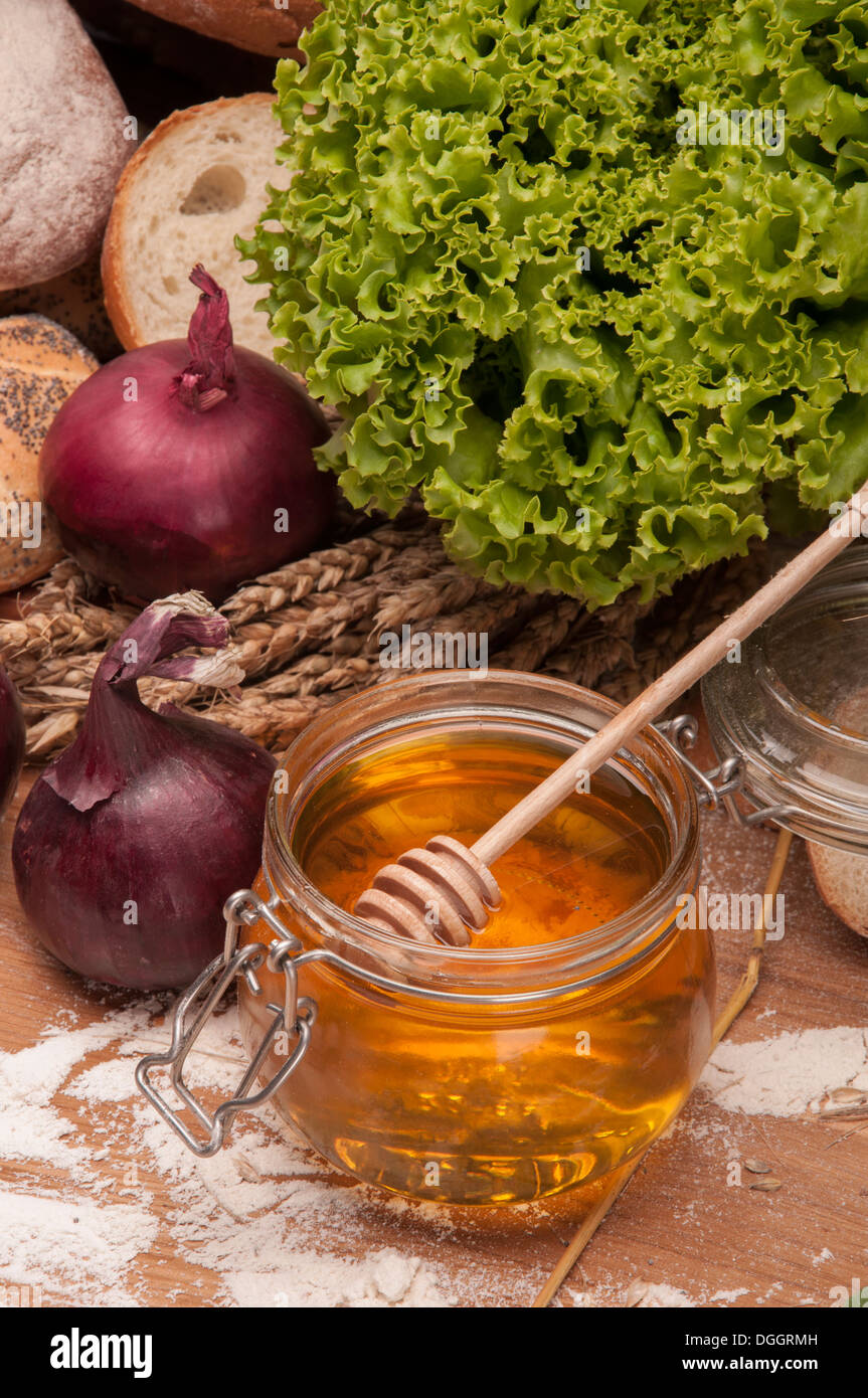 Traditional country food Stock Photo - Alamy