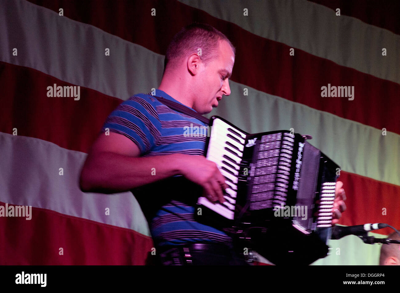 Staff Sgt. Brandon May plays the accordion during the U.S. Air Forces ...