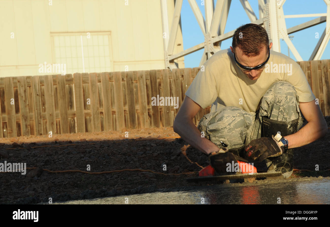 Saving the base thousands of dollars in contracting costs hi-res stock ...