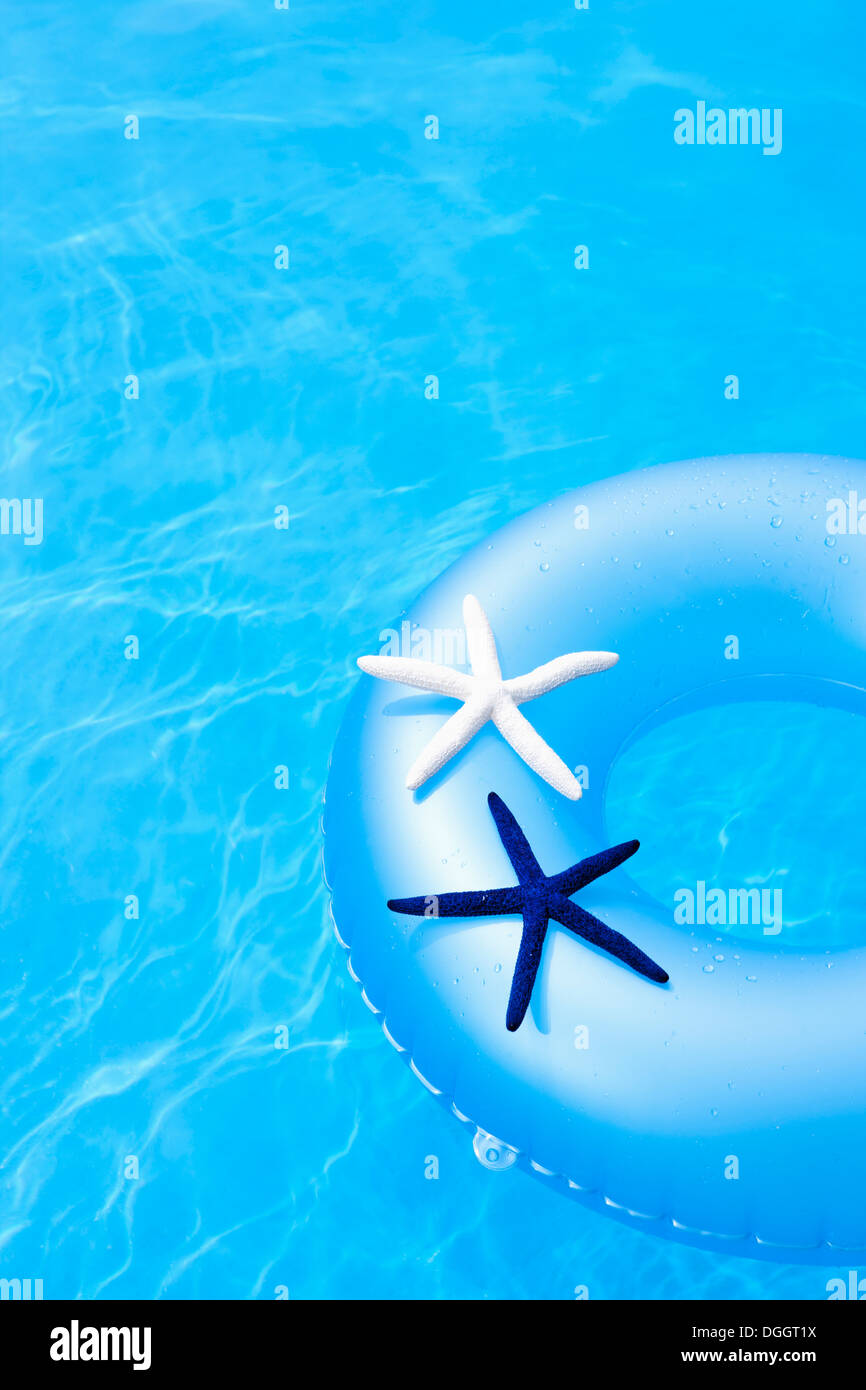 two sea stars and a swimming tube in a pool Stock Photo - Alamy