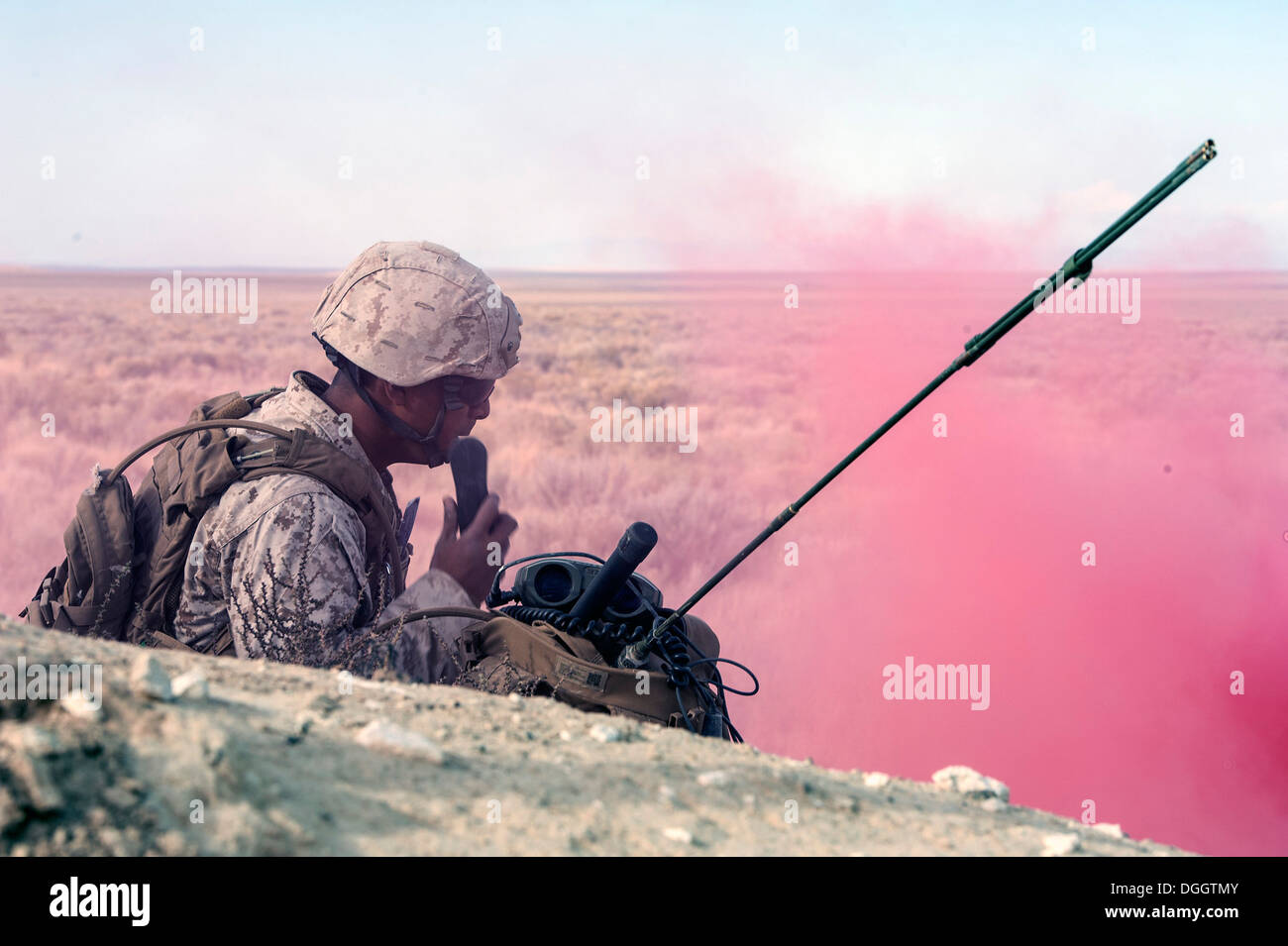 U.S. Marine Cpl. Daniel Soto, 1st Air Naval Gunfire Liaison Company ...