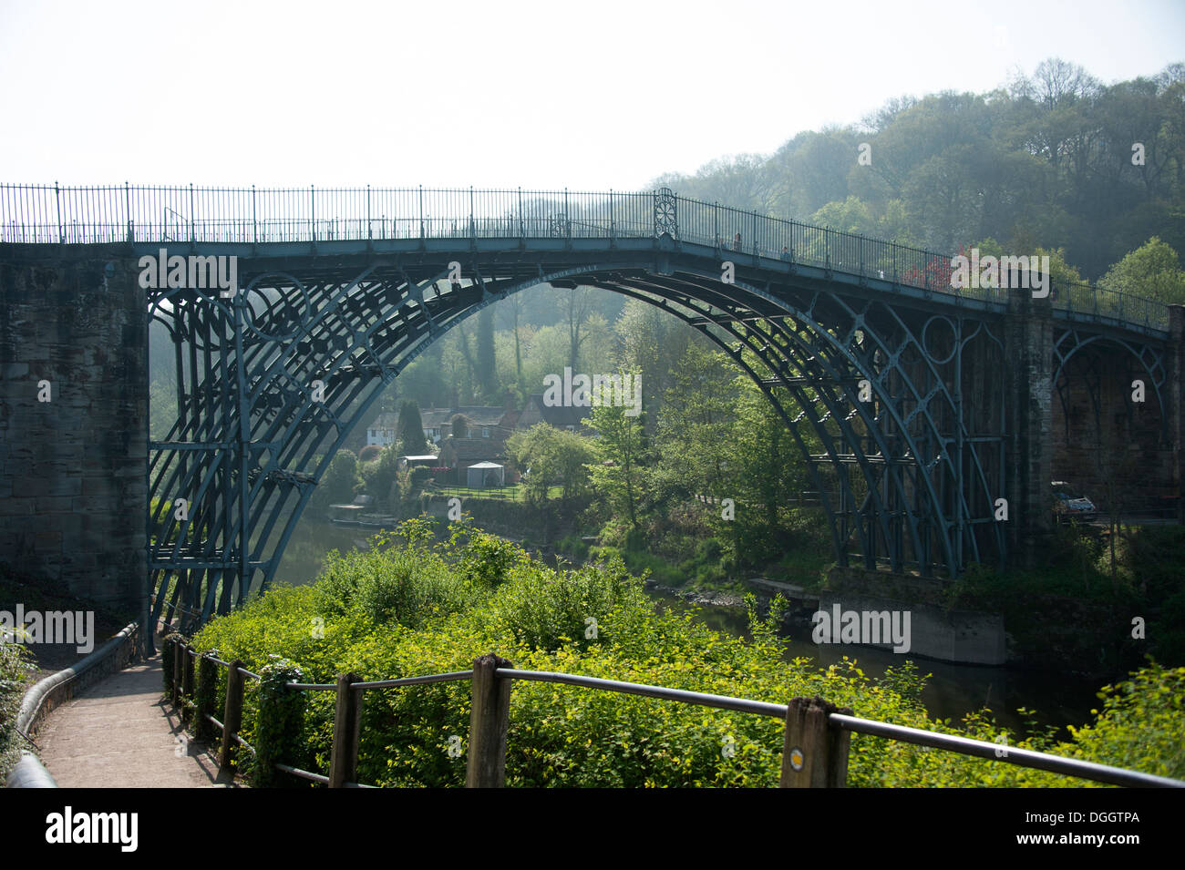 Iron Bridge Gorge Shropshire England UK Stock Photo - Alamy