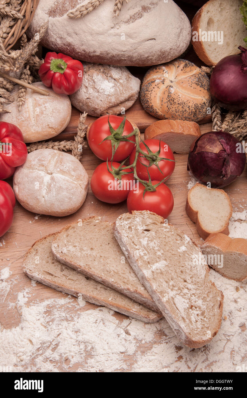 Traditional country food Stock Photo - Alamy