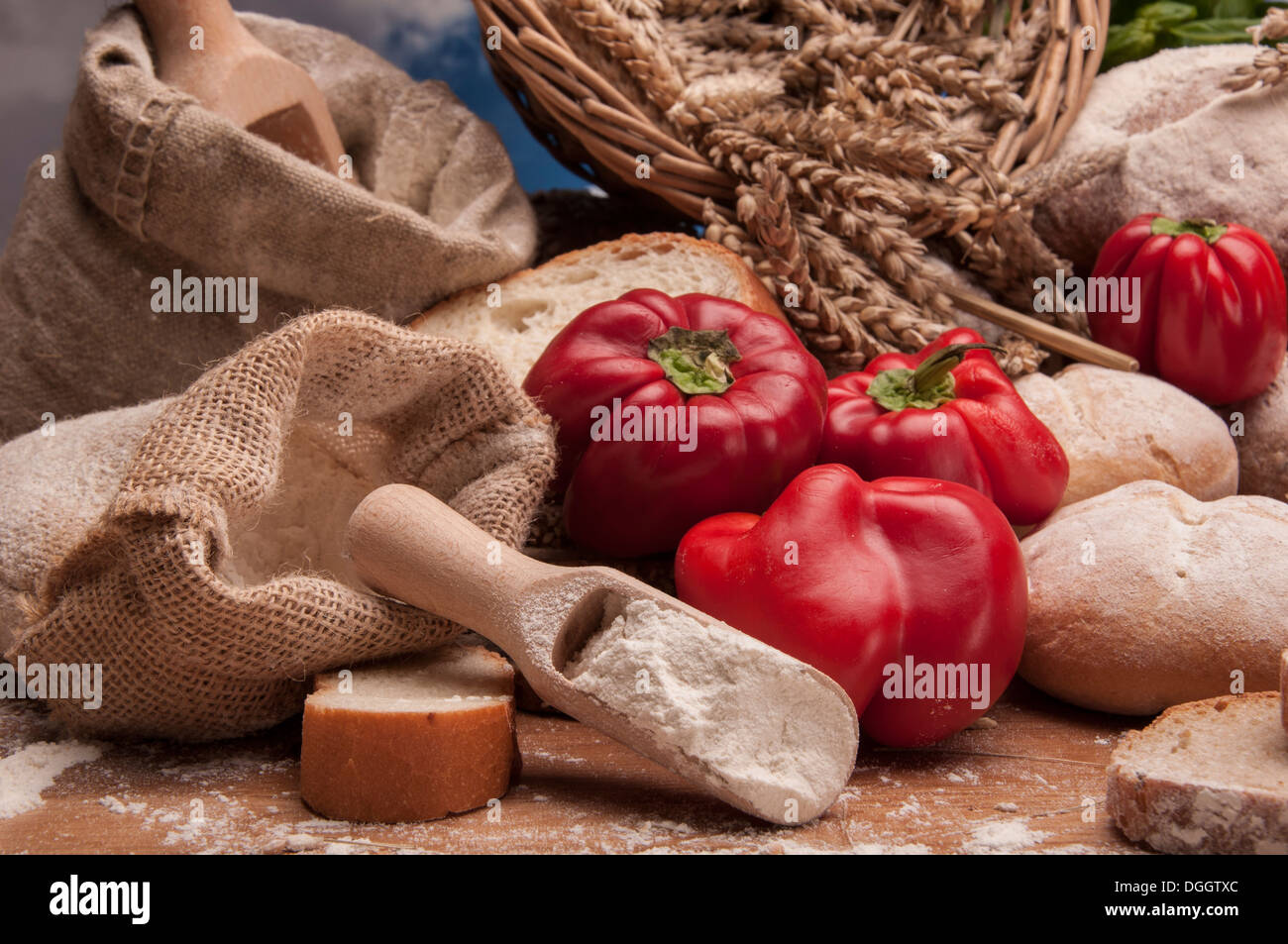 Traditional country food Stock Photo - Alamy