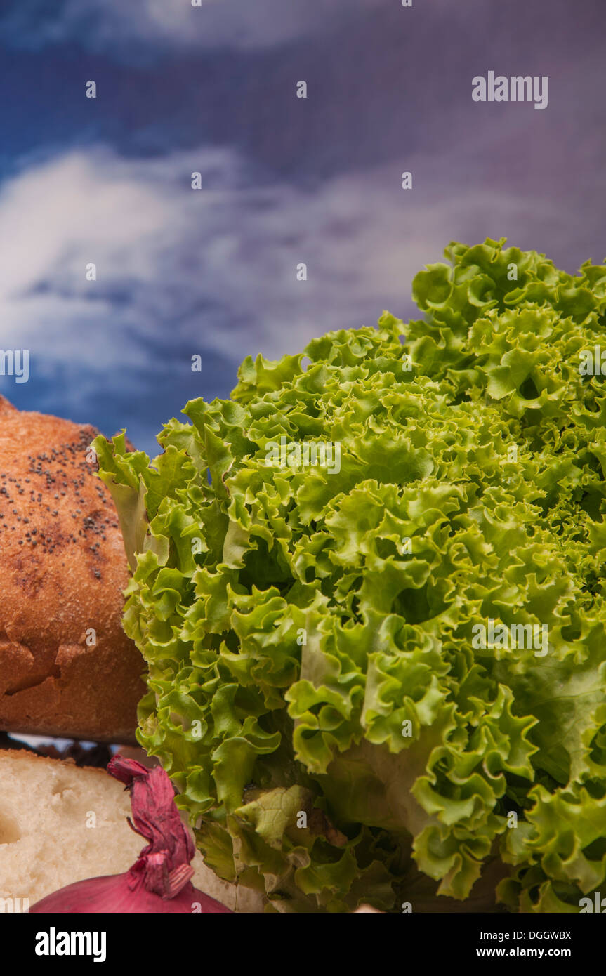Traditional country food Stock Photo - Alamy