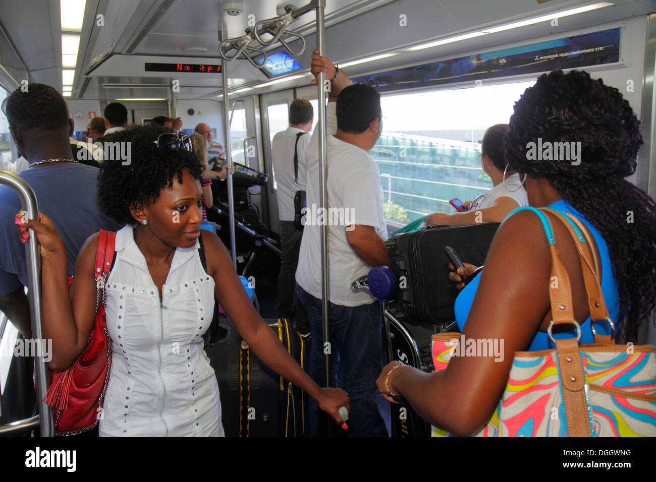 Miami Florida International Airport MIA,Metrorail Station,MIA Mover ...