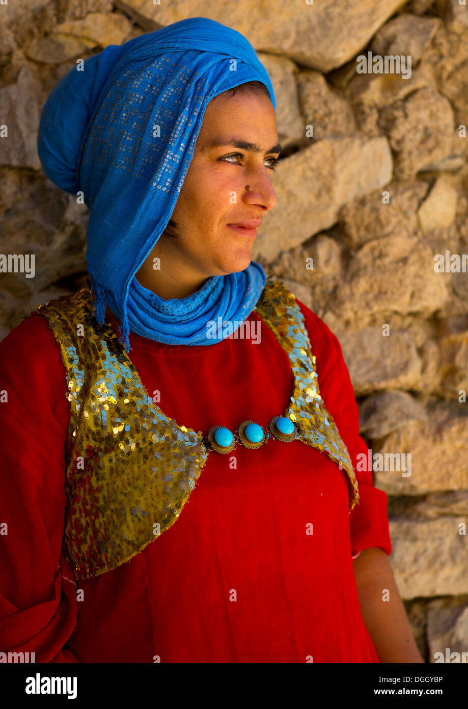 Kurdish Young Woman, Palangan, Iran Stock Photo - Alamy