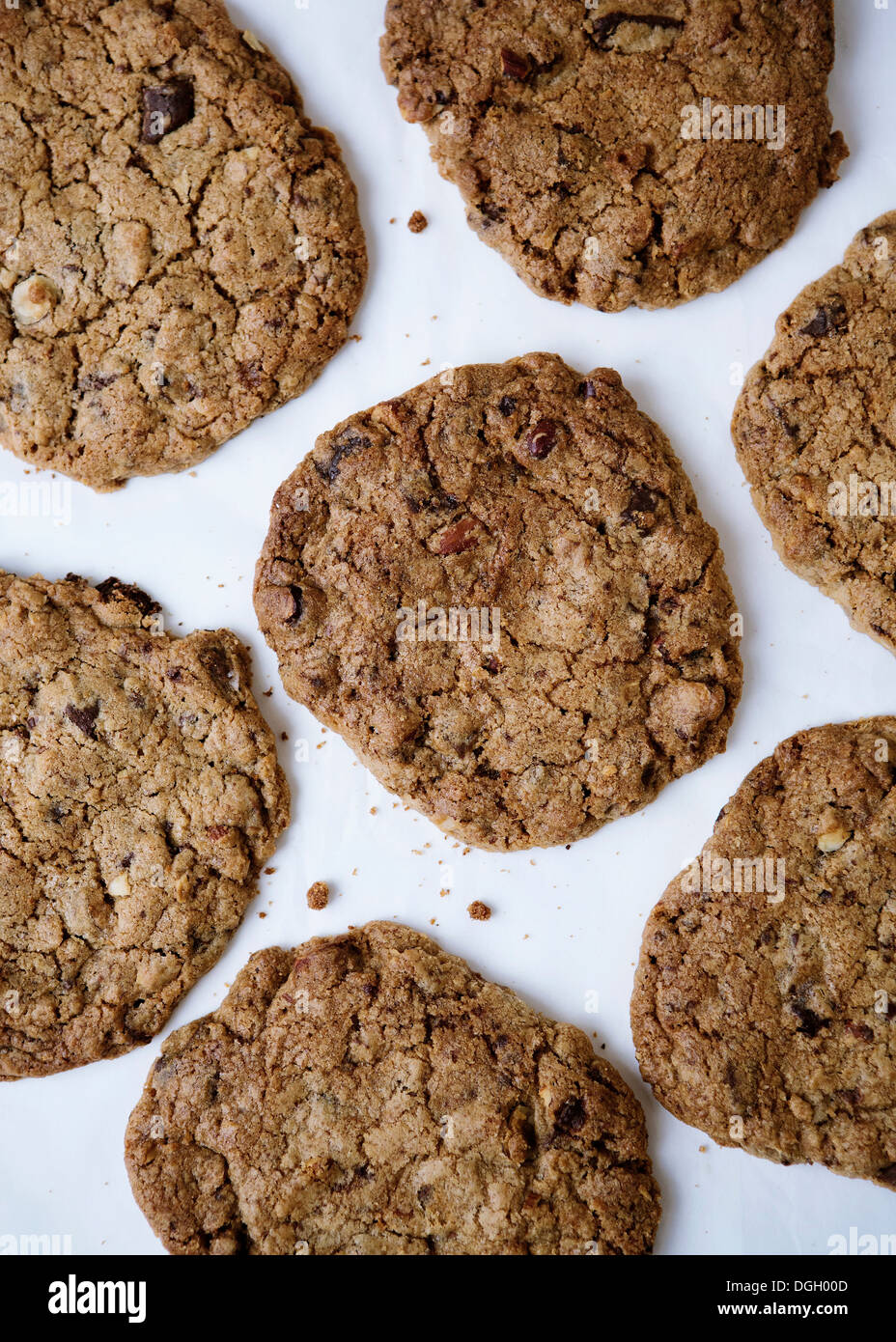 Homemade oat cookies Stock Photo - Alamy