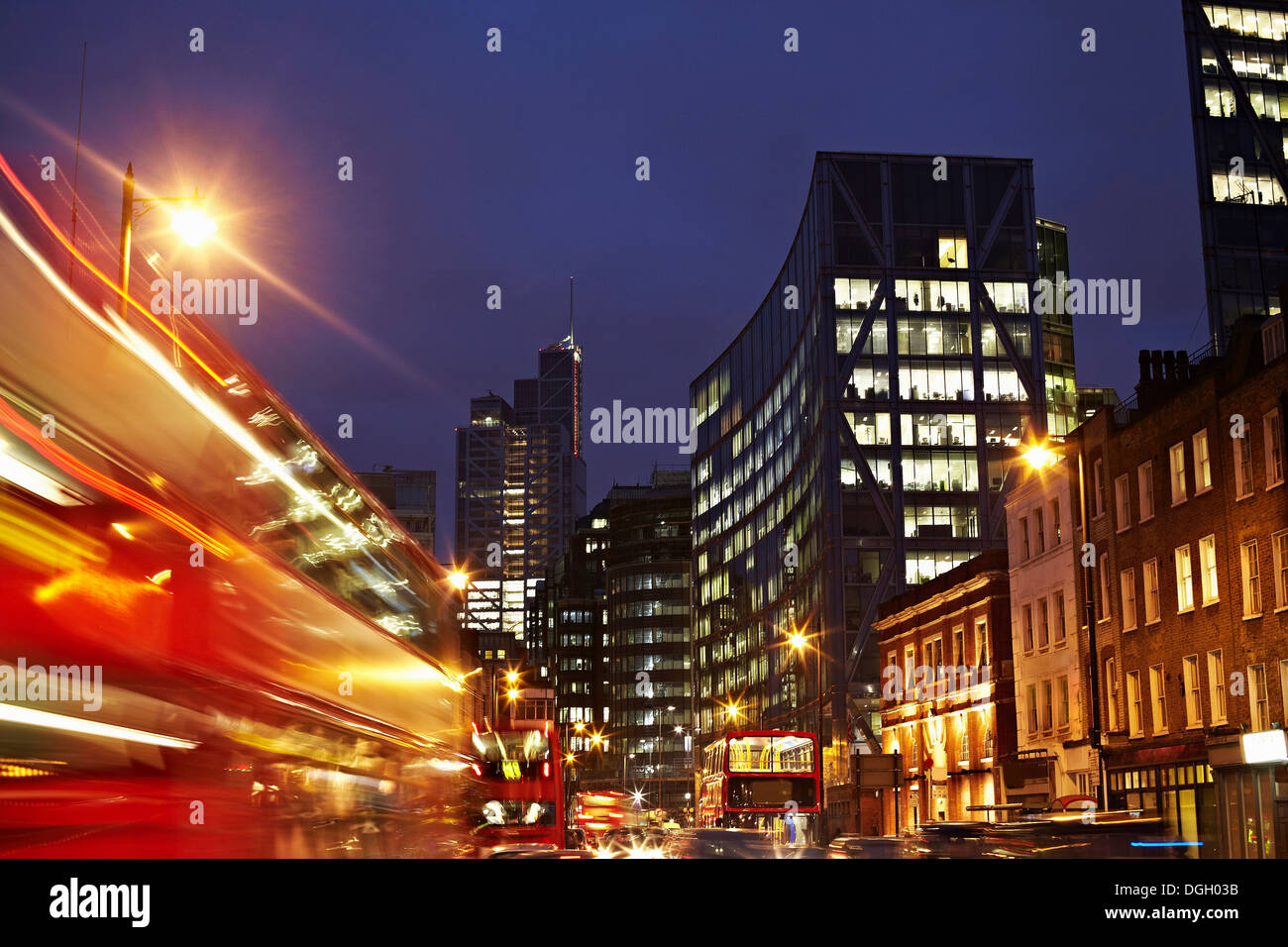Night scene, London, England, UK Stock Photo - Alamy
