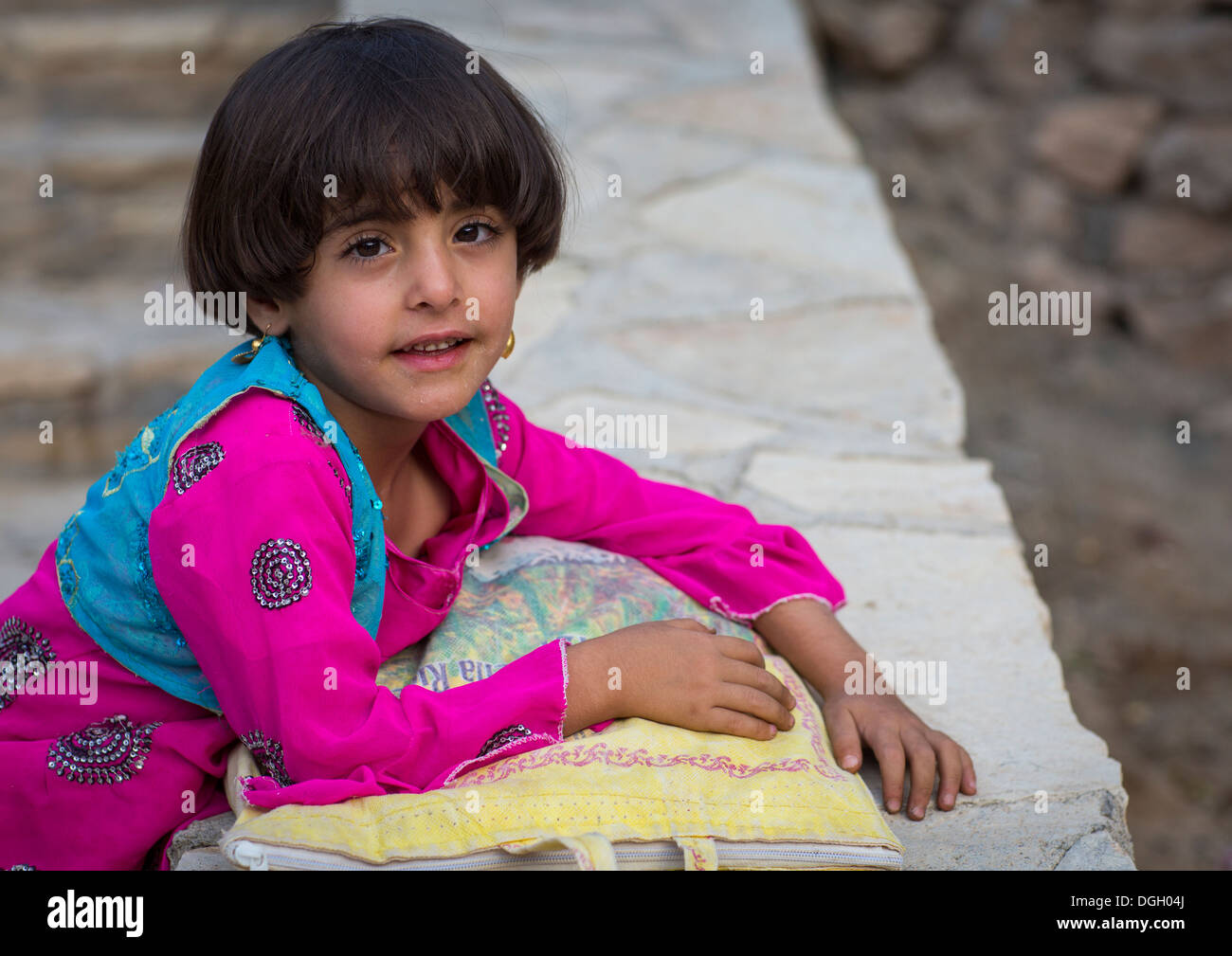 Little Kurdish Girl, Palangan, Iran Stock Photo - Alamy