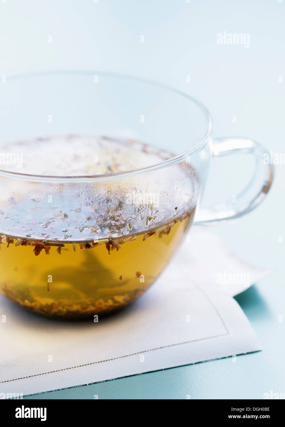 Tea in transparent teacup Stock Photo - Alamy
