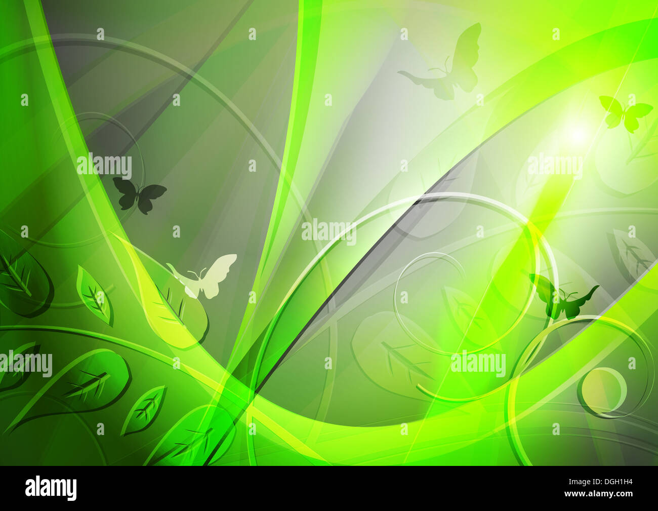Abstract green environmental background. Vector eps 10 Stock Photo - Alamy