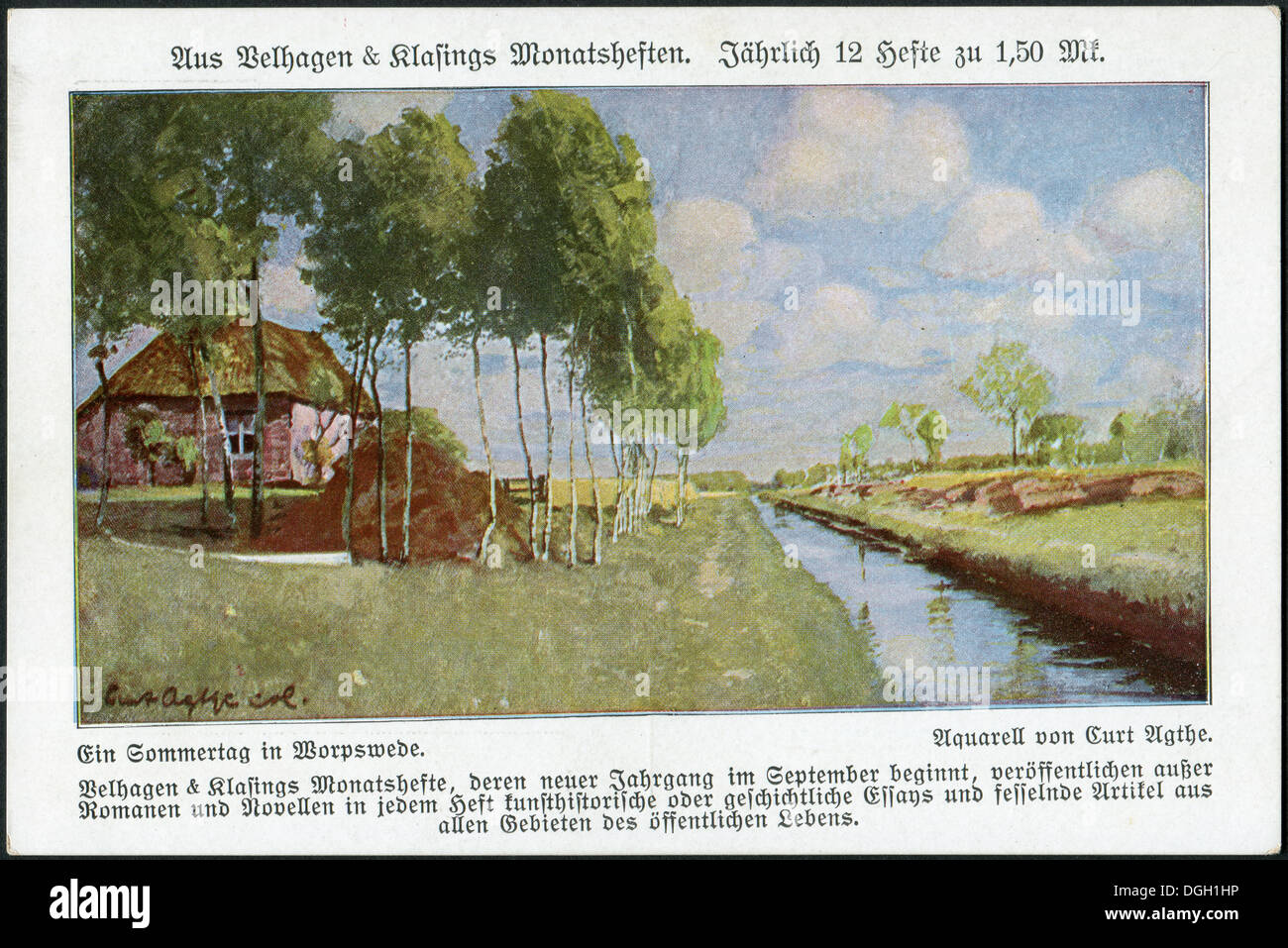 Retro worpswede curt agthe hi-res stock photography and images - Alamy