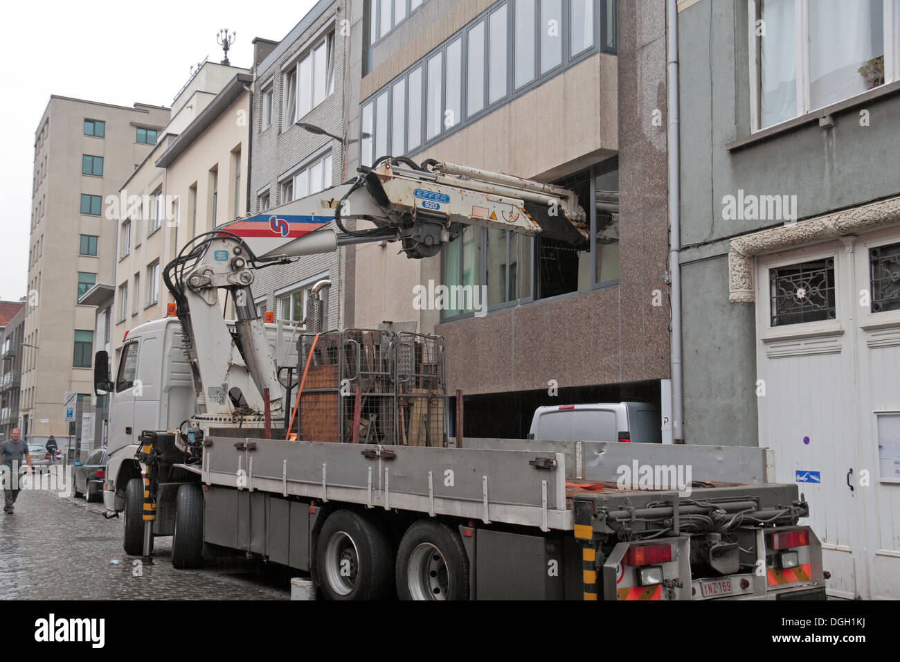Lorry crane hi-res stock photography and images - Alamy