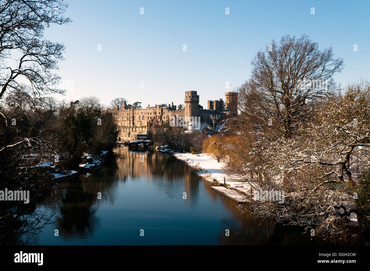 Warwick Castle Winter Stock Photos & Warwick Castle Winter Stock Images ...