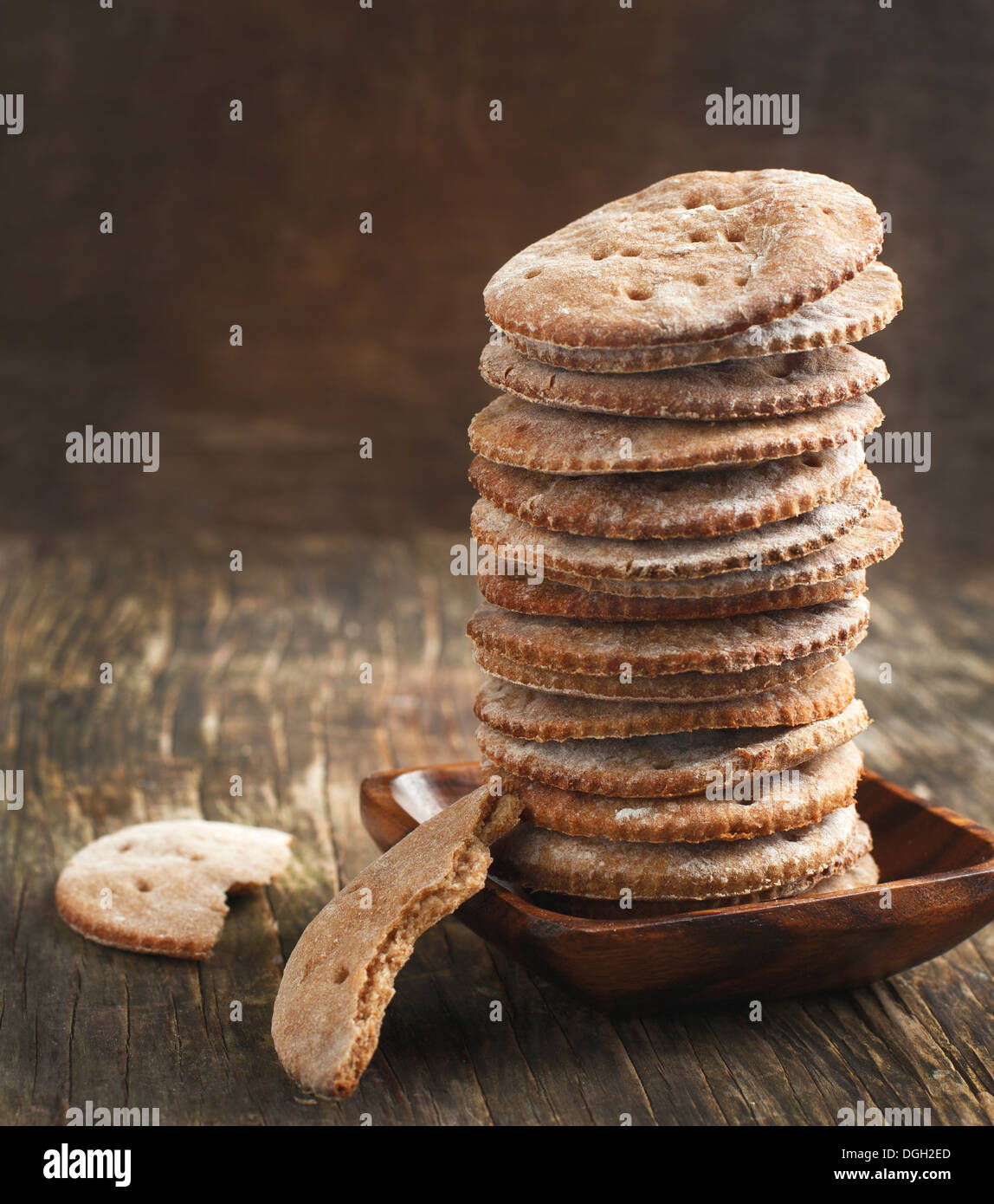 Rye flat bread Stock Photo - Alamy