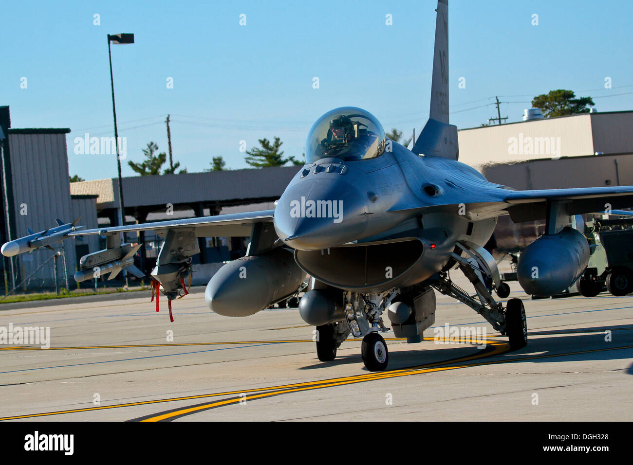 U.S. Air Force Maj. Jason Halvorsen, an F-16C Fighting Falcon pilot ...