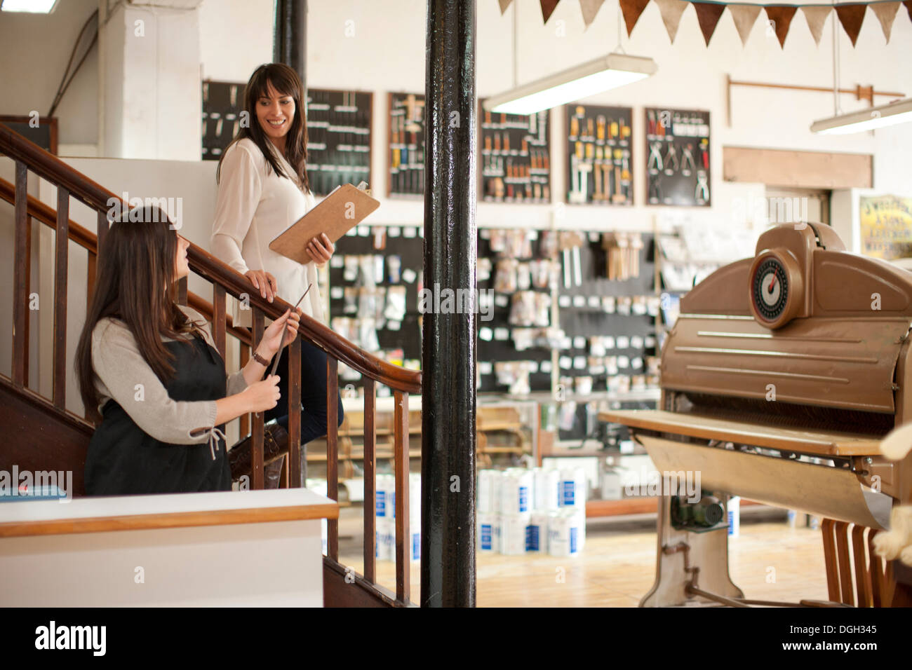 Women working in craft shop Stock Photo - Alamy