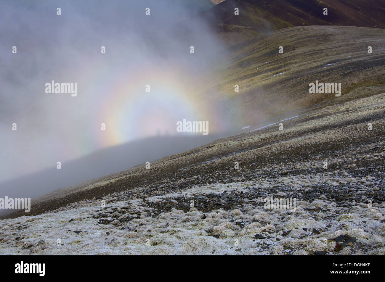 Brocken spectre lake district hi-res stock photography and images - Alamy
