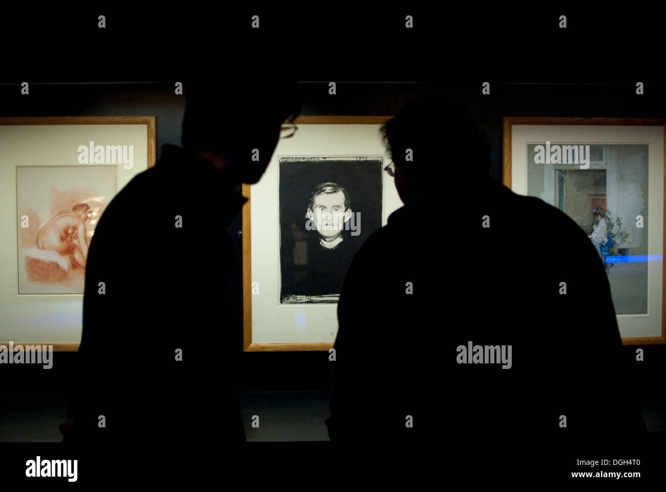 Edvard Munch Self Portrait With Skeleton Arm